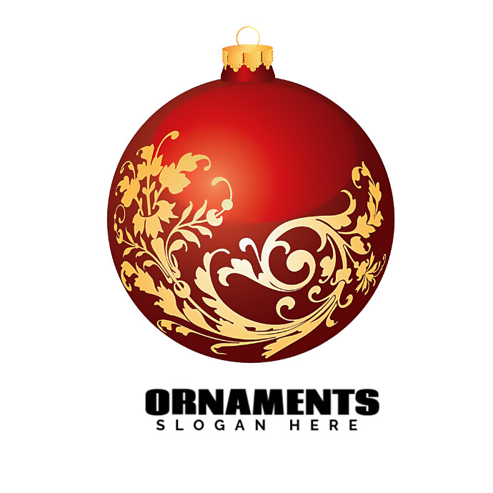 Christmas Ball Logo Template | PosterMyWall
