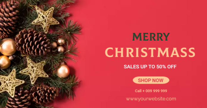 Christmas Banner Ad Template | PosterMyWall