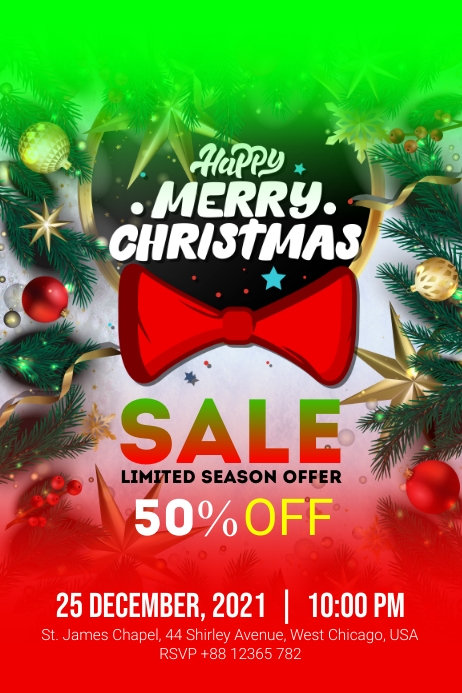Christmas Banner design Template | PosterMyWall