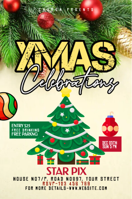 Christmas Banner Template | PosterMyWall