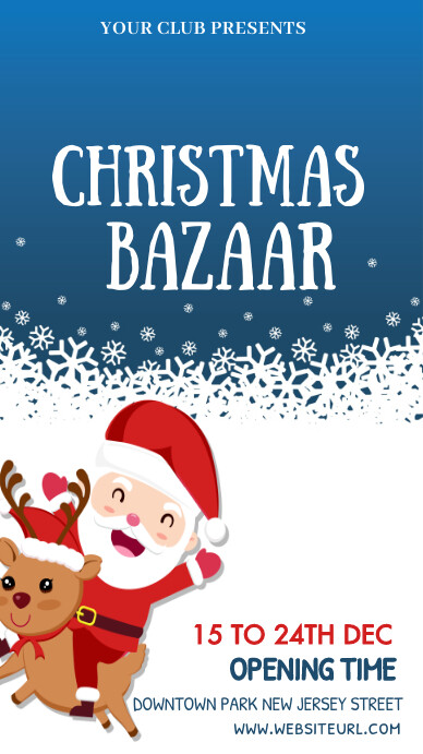 Christmas bazaar,Christmas sale Template | PosterMyWall