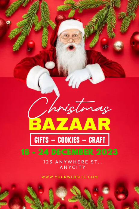 Christmas Bazaar Template | PosterMyWall
