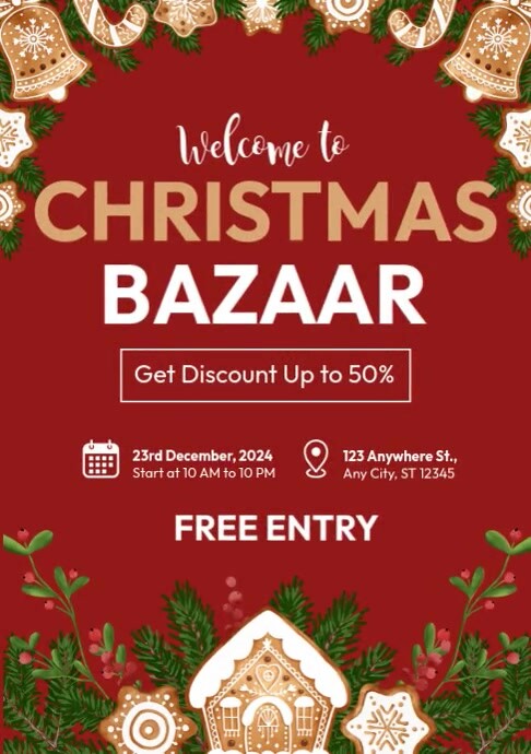 Copy of Christmas Bazaar | PosterMyWall