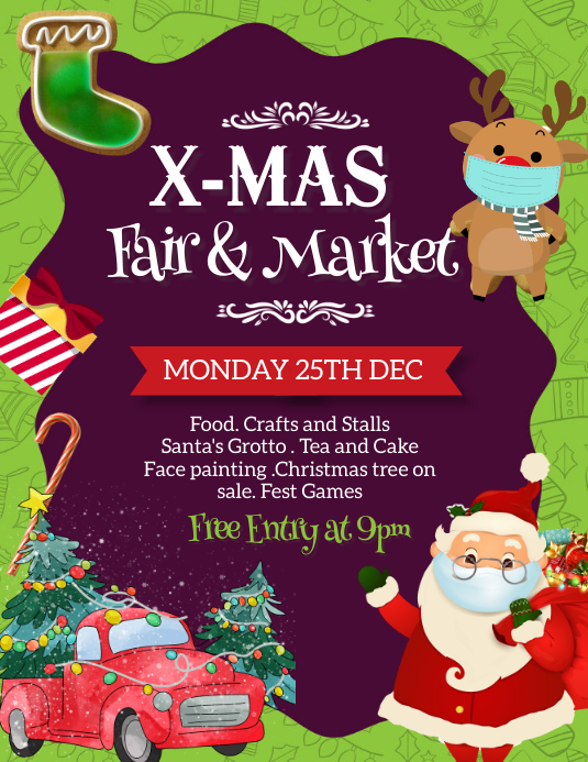 christmas bazar Template | PosterMyWall