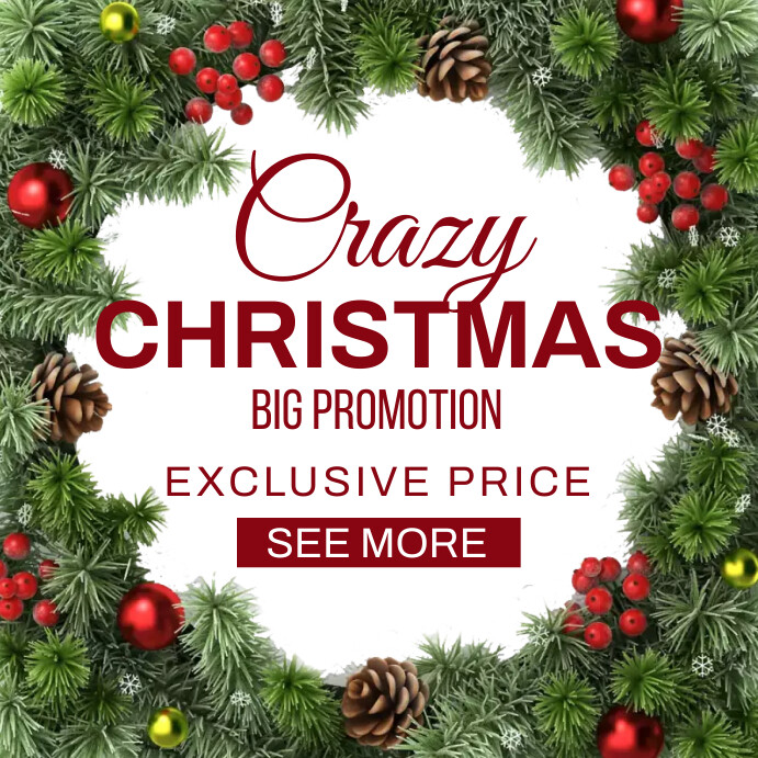 Christmas Big Promotion Template | PosterMyWall