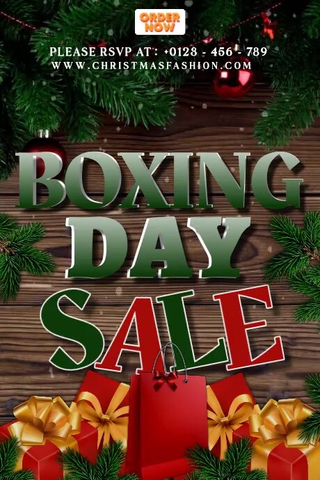 Christmas Boxing Day Ads Template | PosterMyWall