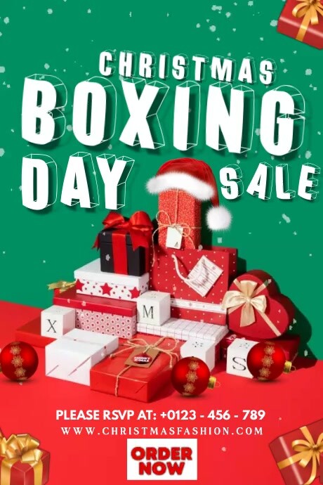 Copy of christmas boxing day | PosterMyWall