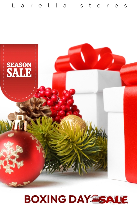 Christmas/ boxing day Template | PosterMyWall