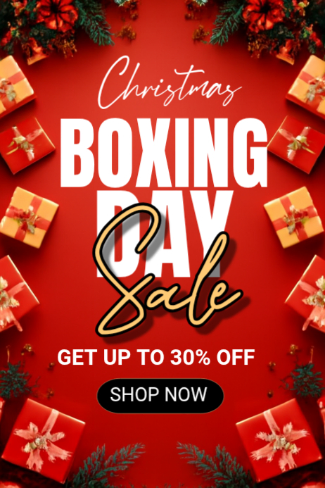Christmas boxing day Template | PosterMyWall