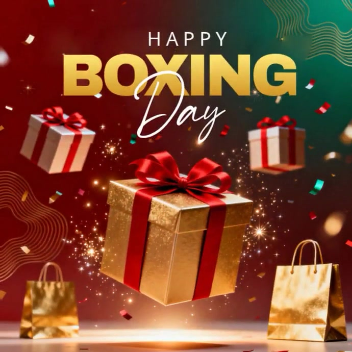 Christmas boxing day event banner template | PosterMyWall