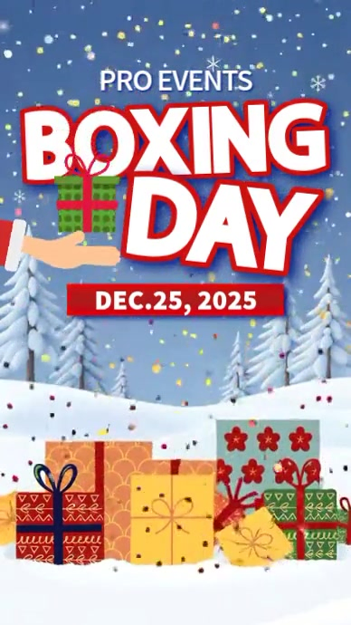 Christmas Boxing Day Event Template | PosterMyWall