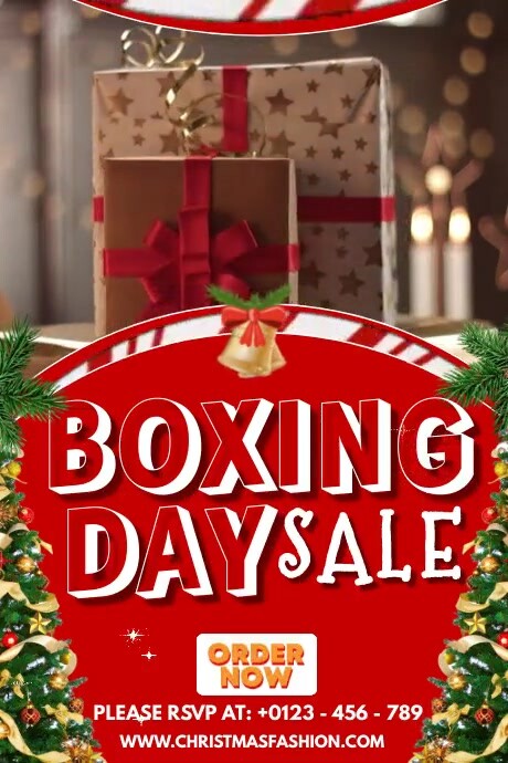 Christmas Boxing Day Sale Ads Template | PosterMyWall