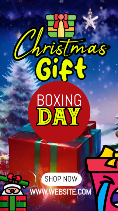 Christmas Boxing offer Template | PosterMyWall