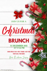 Christmas Brunch Church Brunch Template | PosterMyWall