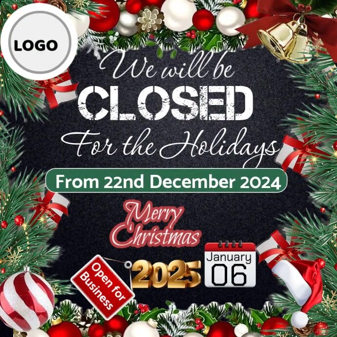 Christmas business post Template | PosterMyWall