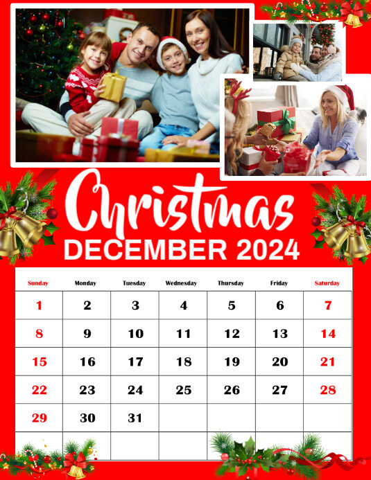 Christmas calender Template | PosterMyWall