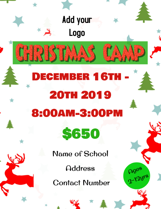 christmas camp Template | PosterMyWall