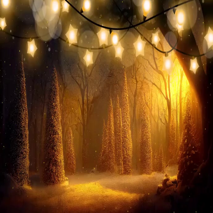 Christmas candle background video Template | PosterMyWall