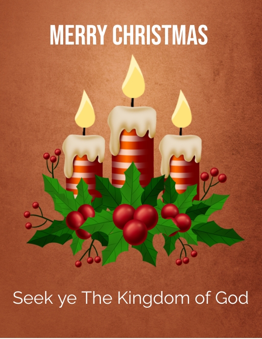 Christmas candle night Template | PosterMyWall