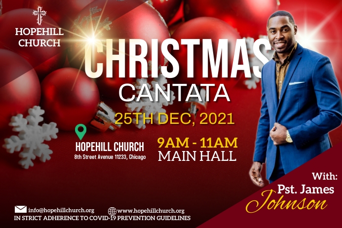 christmas cantata flyer Template | PosterMyWall