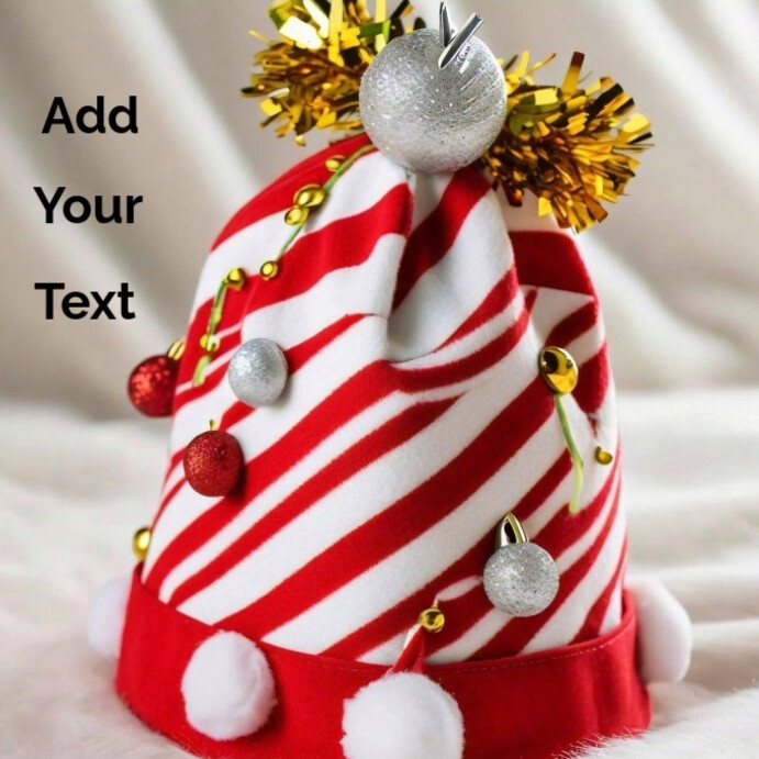 Christmas cap Template | PosterMyWall