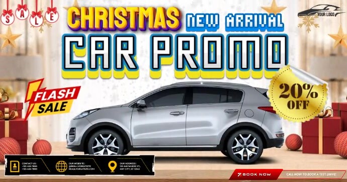 Copy of Christmas Car Promo | PosterMyWall