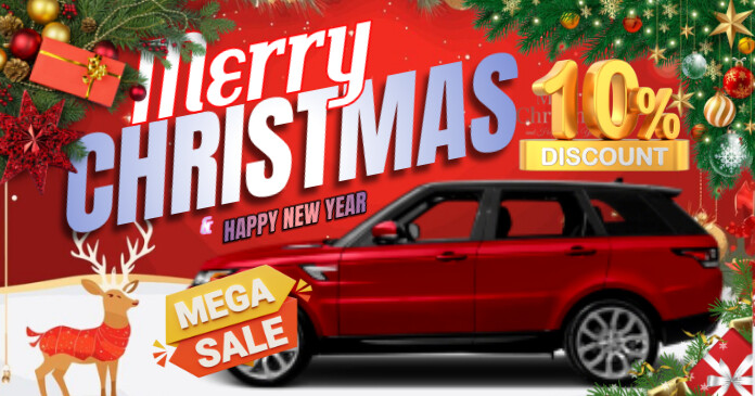 Copy of Christmas Car Promo Sale | PosterMyWall