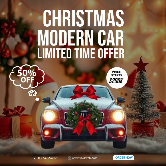 Copy of Christmas Car Sale | PosterMyWall