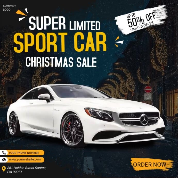 Copy of Christmas Car Sale | PosterMyWall