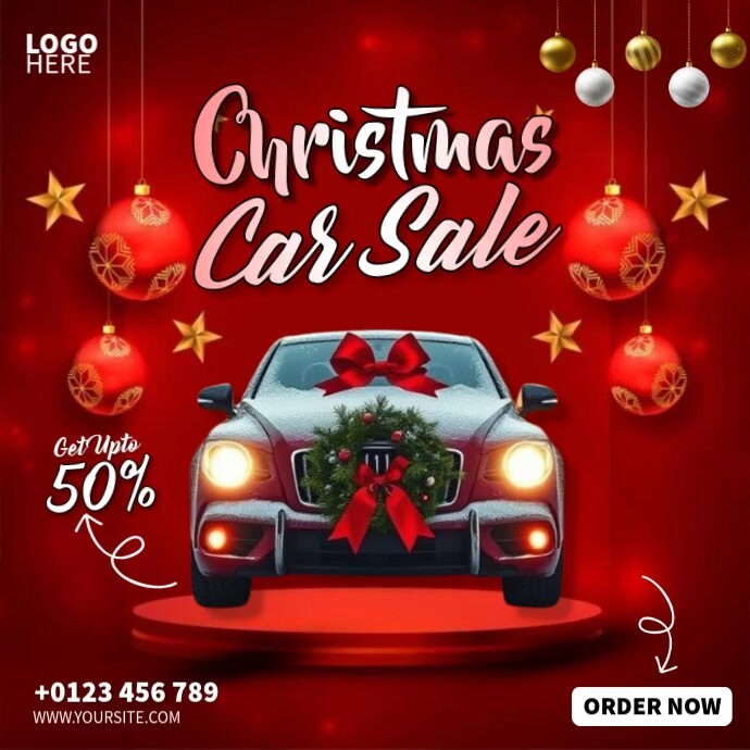 Copy of Christmas Car Sale | PosterMyWall