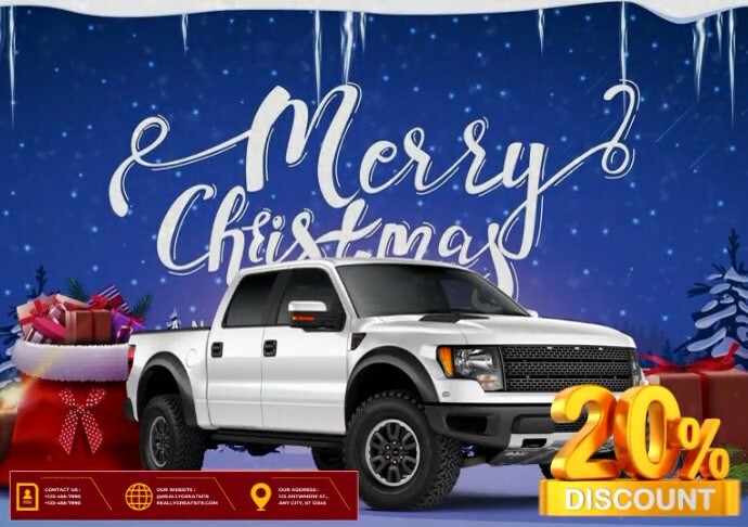 Christmas car Sale Template | PosterMyWall