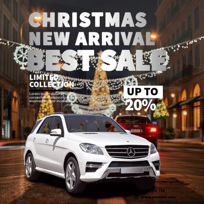 Copy of Christmas Car Sale | PosterMyWall