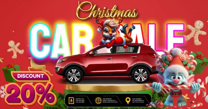 Christmas Car Sale Template | PosterMyWall