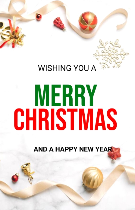 christmas card, christmas, merry christmas Template | PosterMyWall