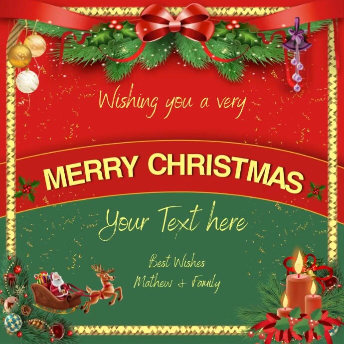 Christmas Card 2023 Template | PosterMyWall