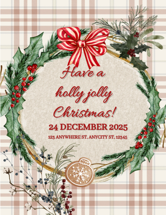 Christmas card 2025 Template | PosterMyWall