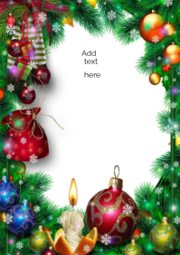 Christmas card background Template | PosterMyWall