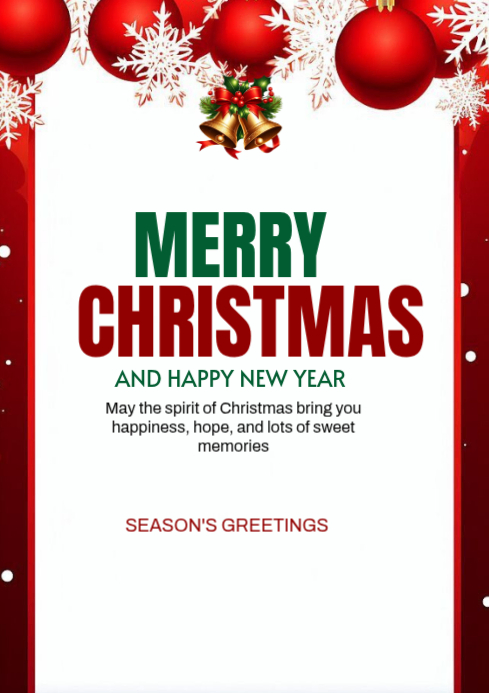 Christmas card background Template | PosterMyWall