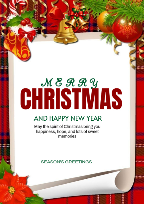 Christmas card background Template | PosterMyWall