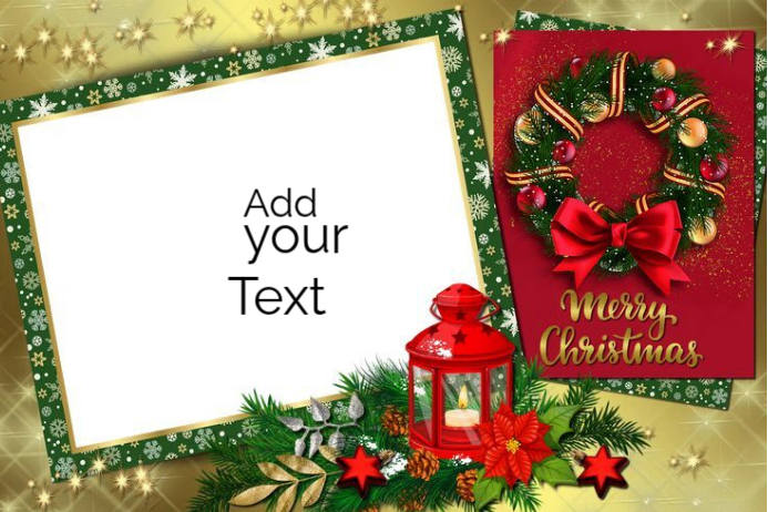 Christmas card background Template | PosterMyWall