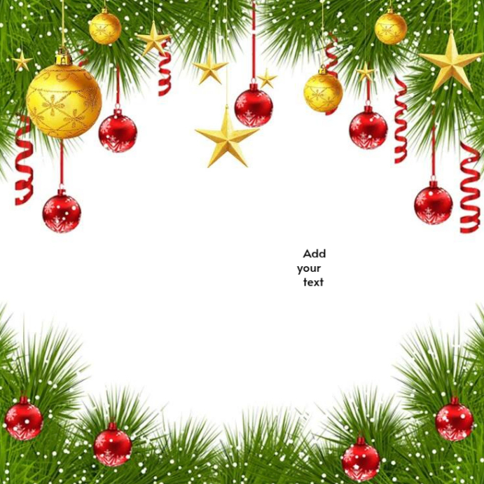Christmas card background Template | PosterMyWall