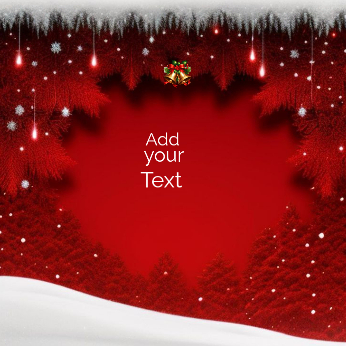 Christmas card background Template | PosterMyWall