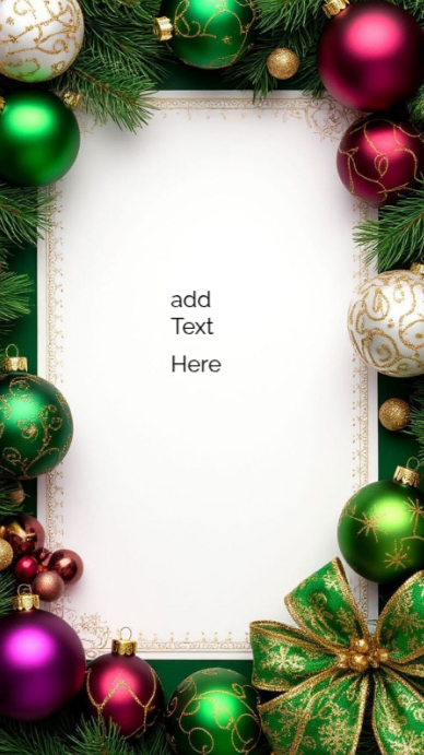 Christmas card background template | PosterMyWall