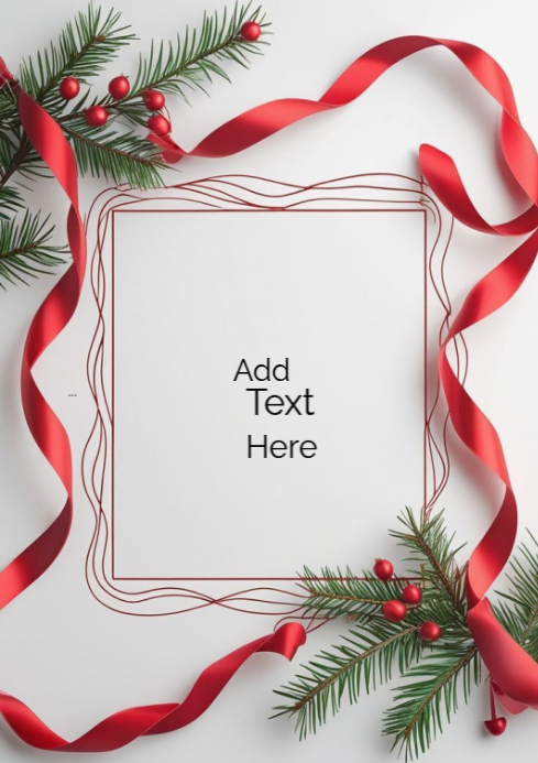 Plantilla de Christmas card background template | PosterMyWall