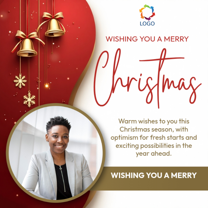 christmas card corporate business clients customers instagram linkedin ...