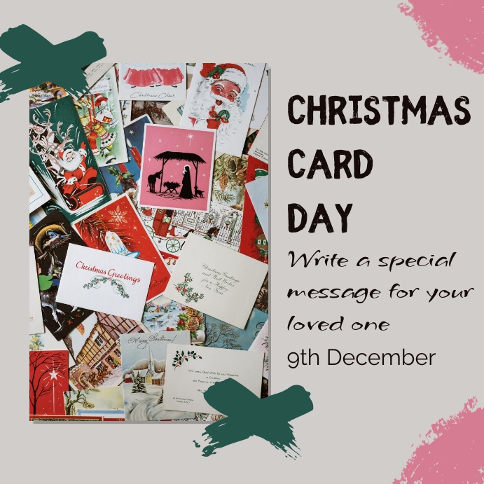 Christmas Card Day Template | PosterMyWall