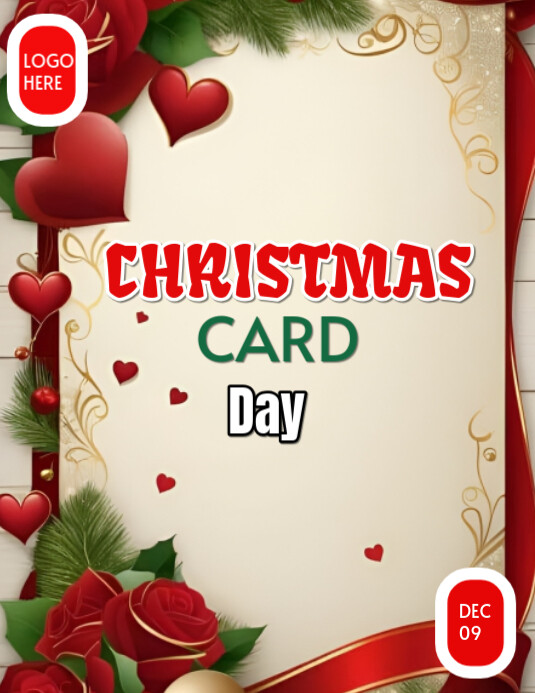 Christmas card day Template | PosterMyWall