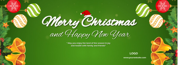 disruptive merry christmas card cover template | PosterMyWall