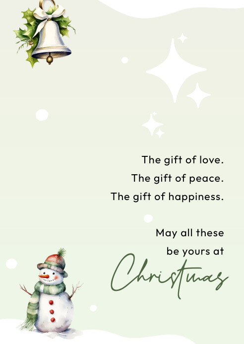 Christmas Card Template | PosterMyWall