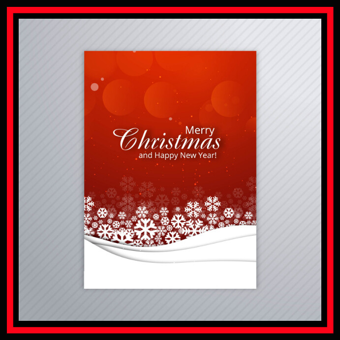 Plantilla de Christmas card design template | PosterMyWall
